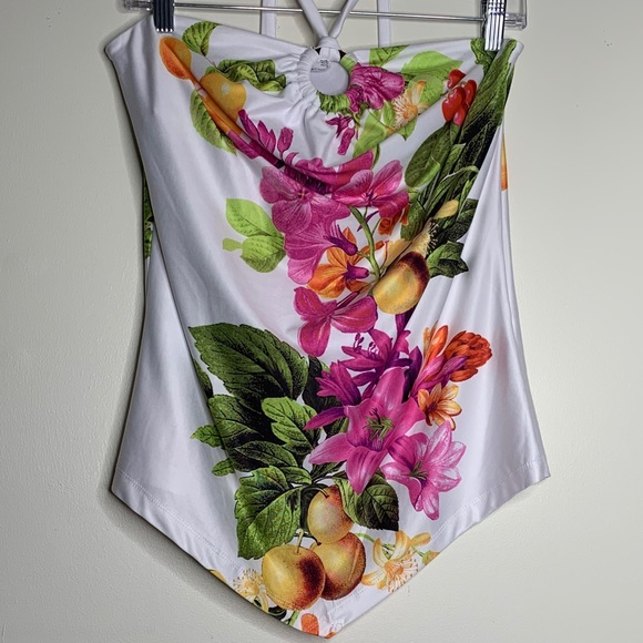 VENUS | Swim | Venus Floral Halter Tankini Top Sz L | Poshmark